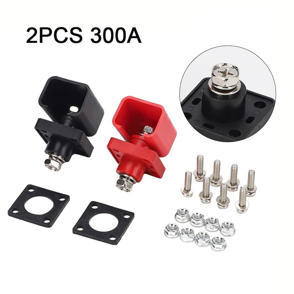 2 Pcs 300A High Current Energy Storage Terminal Battery Connector ...