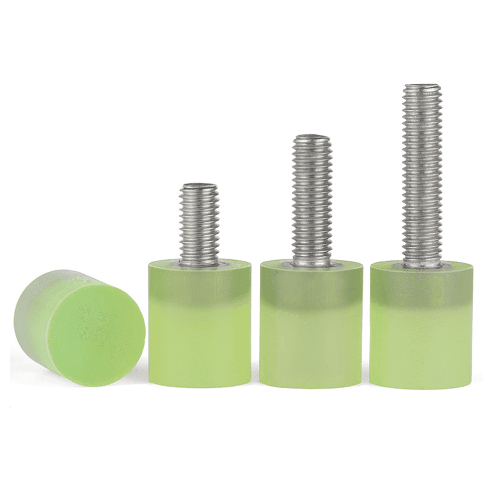 2 Pcs 304 Stainless Steel Polyurethane Lagging Head Cylindrical Bolts ...