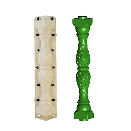 2 Pcs 31 Inch Concrete Molds,Kucy Plastic Balustrades Mould Garden DIY ...