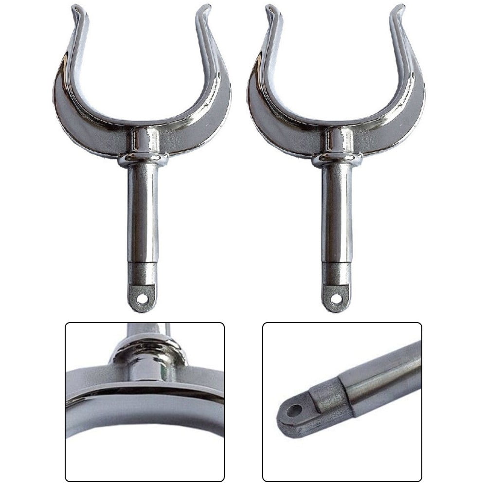 2 Pcs 316 Stainless Steel Rowlock For Marine Row Boat Dinghy Rowlock ...