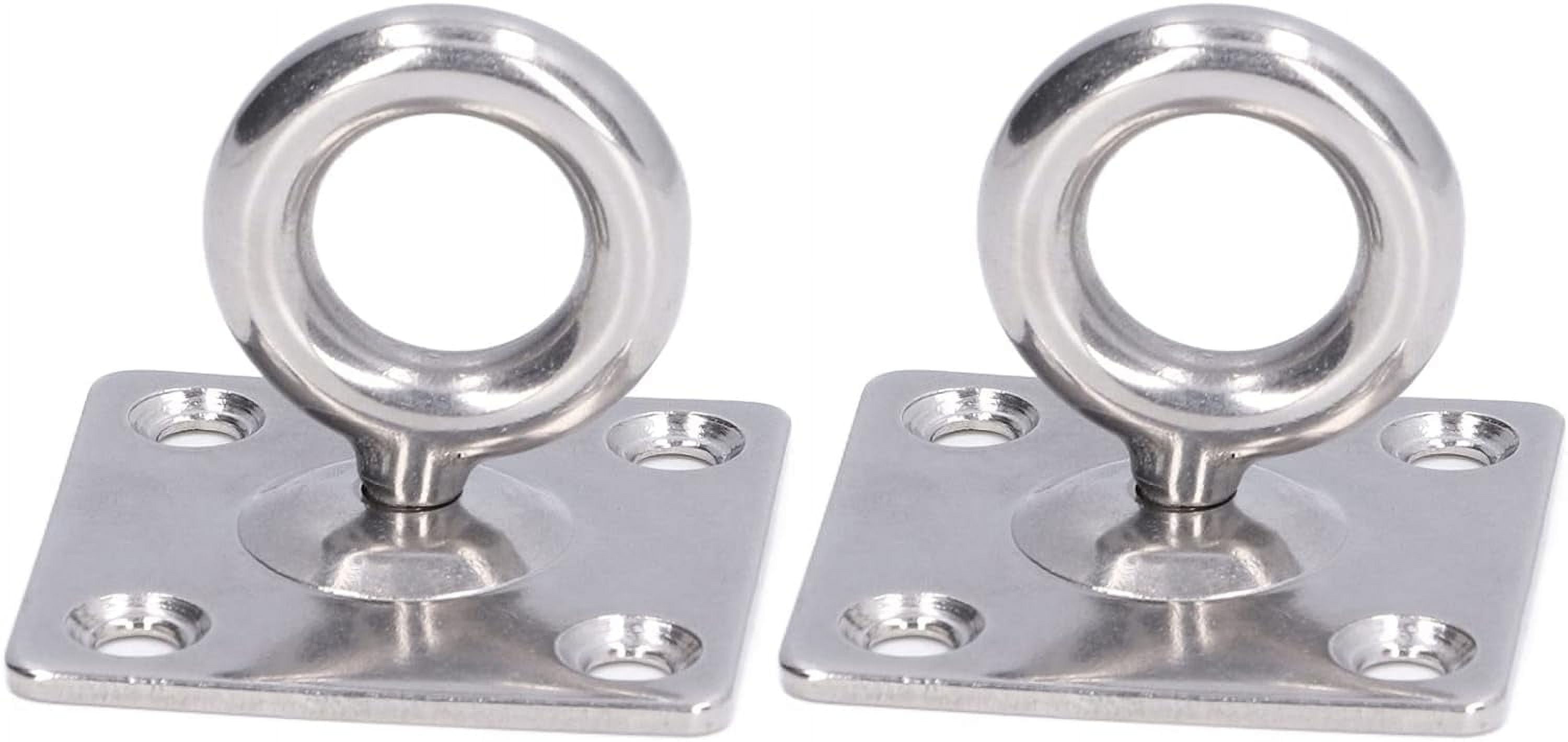 2 Pcs 316 Stainless Steel Swivel Square Buckles for Boat Bolts, Roof ...