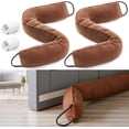 2 Pcs 36 Inch Long Door Draft Stopper Under Door Draft Noise Wind ...