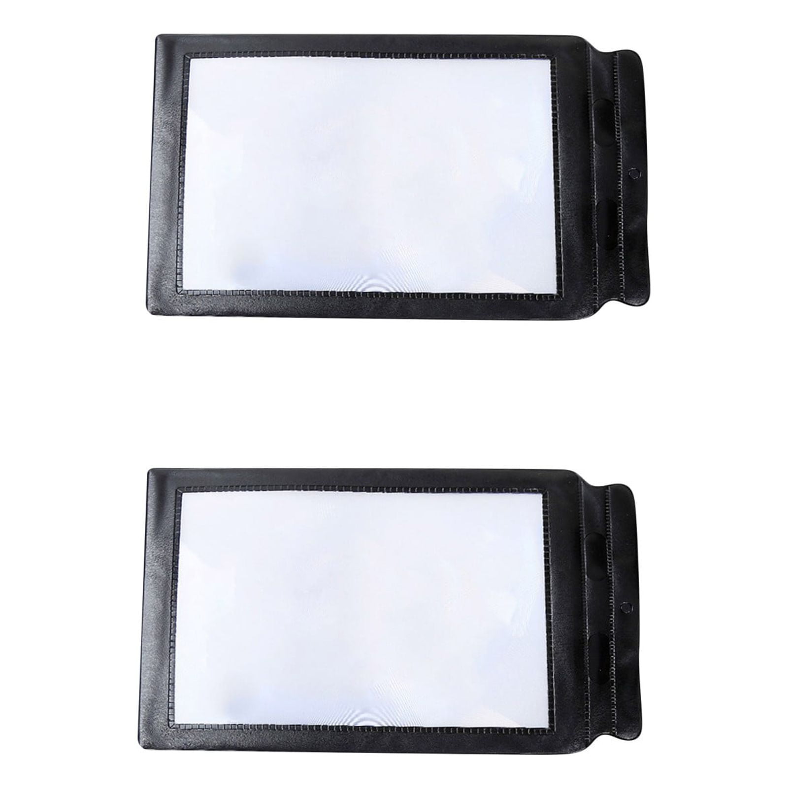 2 Pcs 3X A4 Full Page Magnifier Large Sheet Glass Reading Aid Lens ...