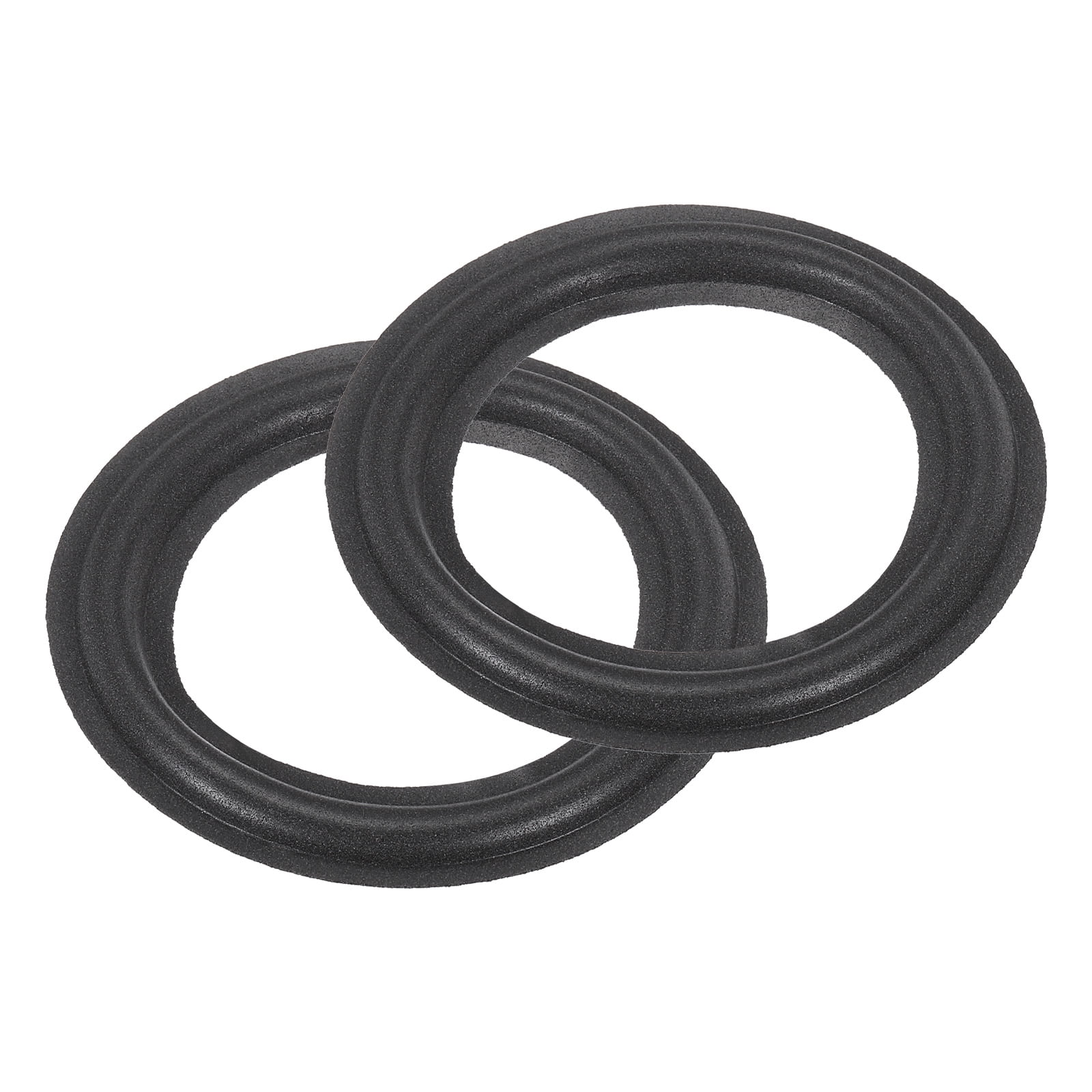 2 Pcs 4 Inch Foam Speaker Edge Surround Rings 56x98mm(IDxOD) Perforated ...