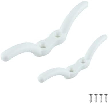 2 Pcs 4" Nylon Rope Cleat Marine Grade, White$$Watercraft - Walmart.com