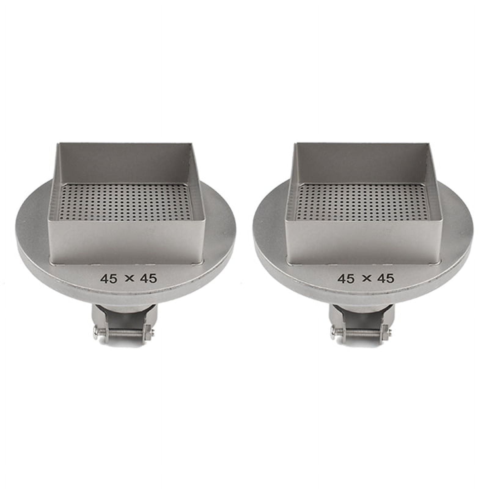 2 Pcs 45mmx45mm Hot Air Square Nozzles BGA Soldering Station Rework ...