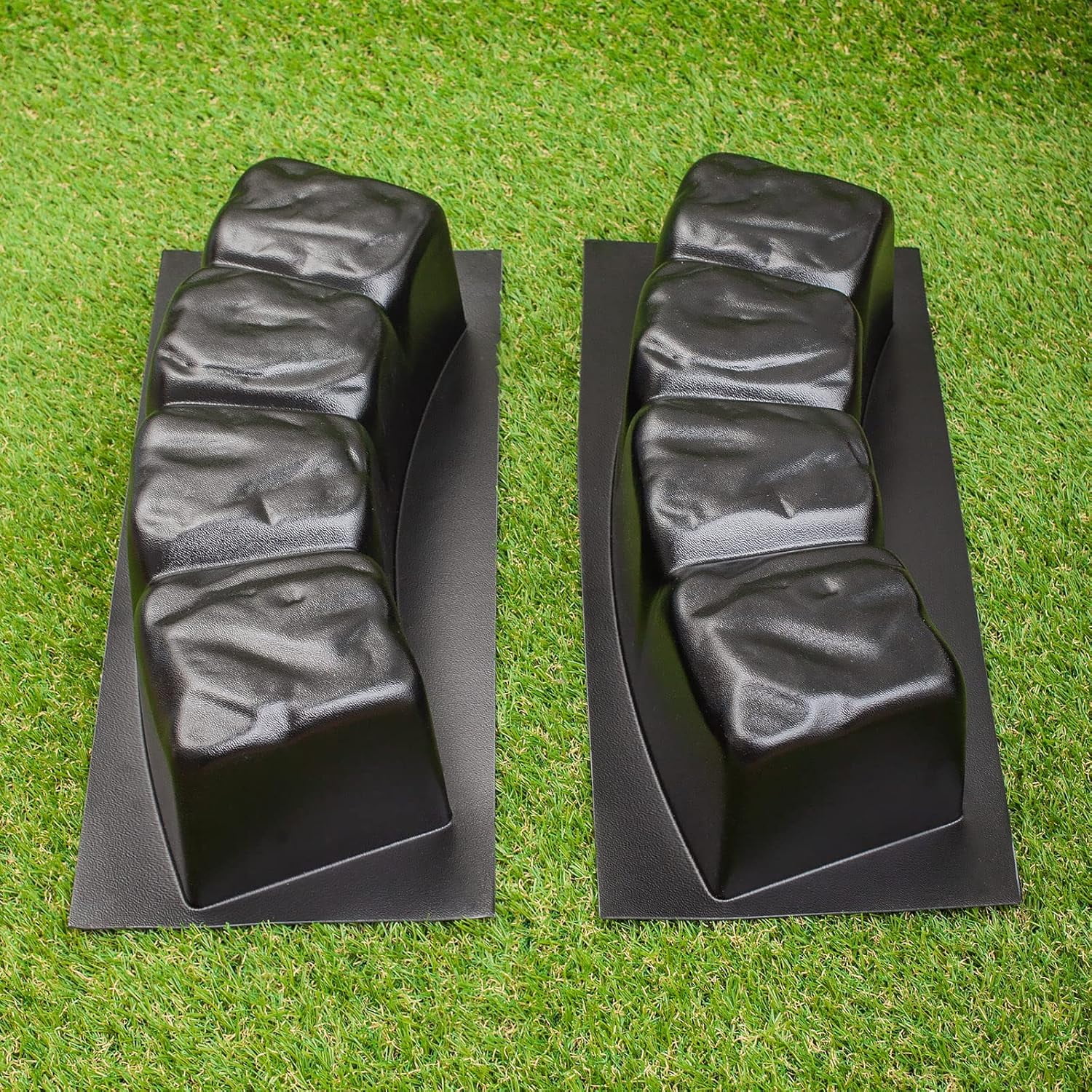 2 Pcs 47.2 Inch Round Edge Stone Concrete Mold Plastic ABS 2mm Cement ...