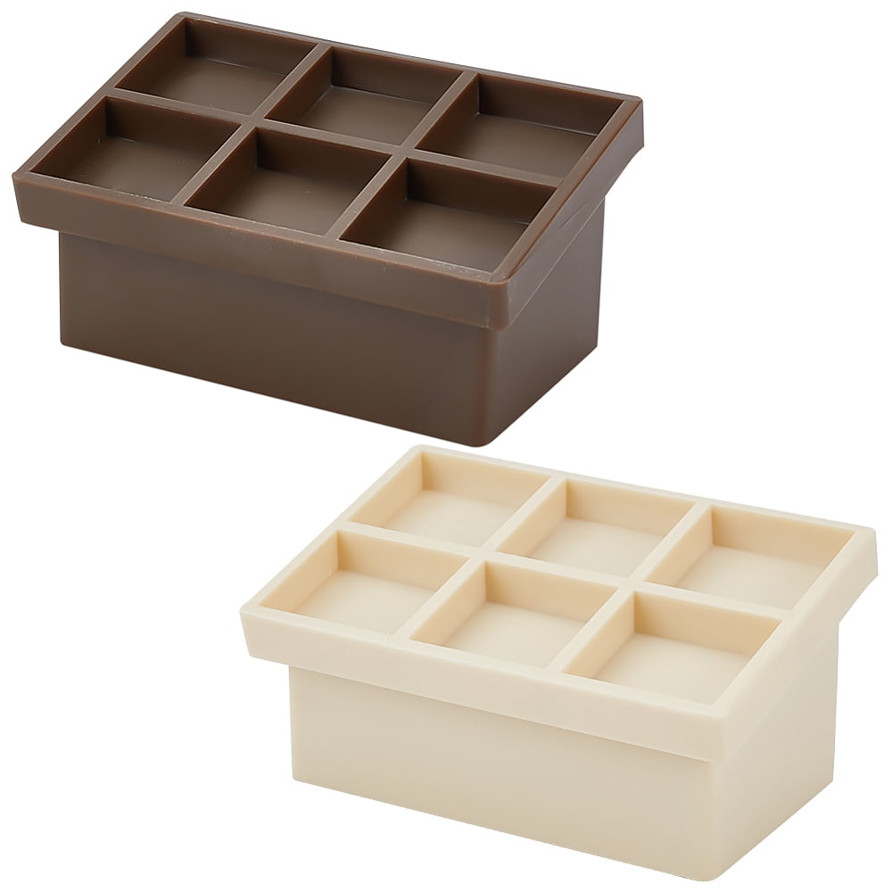 2 Pcs 4x2.6x2 inch Miniature Furniture Plastic Fruit Storage Rack Model ...