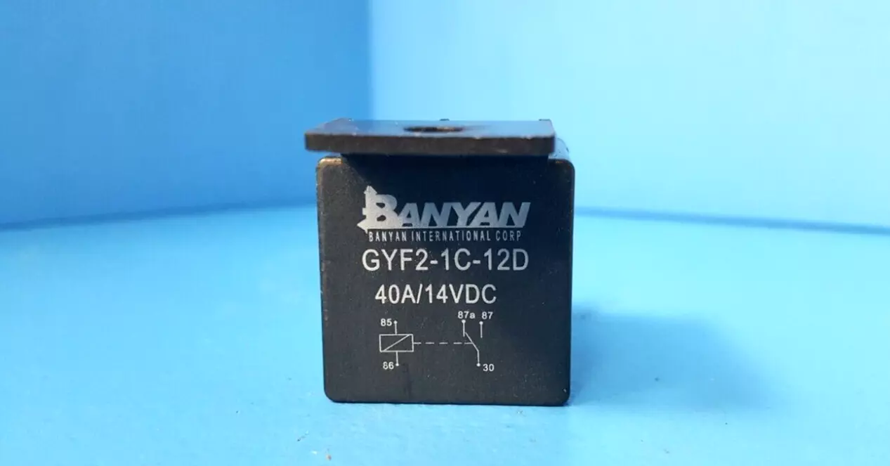 (2 Pcs) 5 Blade Car Relay Switch, Gyf2-1C-12D, Banyan, 40A/14Vdc ...