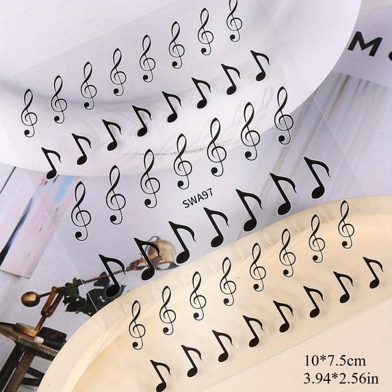 2 Pcs 5D Three-Dimensional Embossed Nail Art Stickers - Exquisite ...