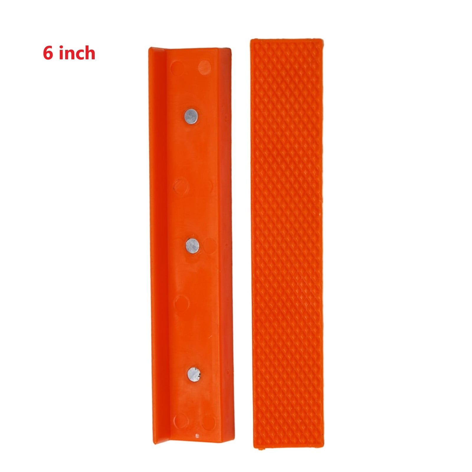 2 Pcs 6 Inch Magnetic Soft Pads Jaw Rubber for Metal Vise Bench Machine ...