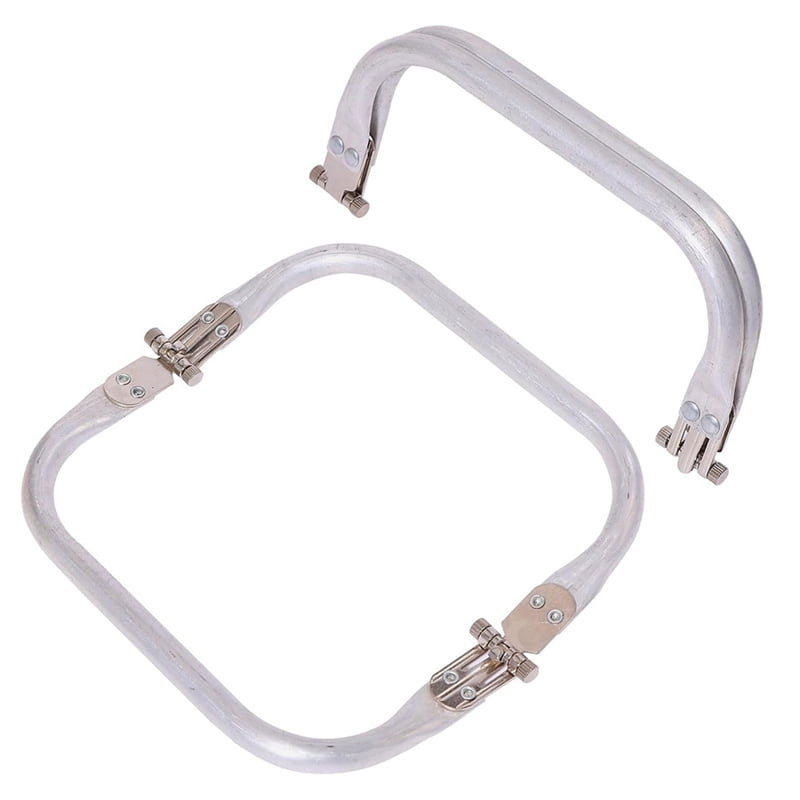 2 Pcs 6 Inch Metal Purse Frame Rectangle Bag Kiss Clasp Lock U-Shaped ...
