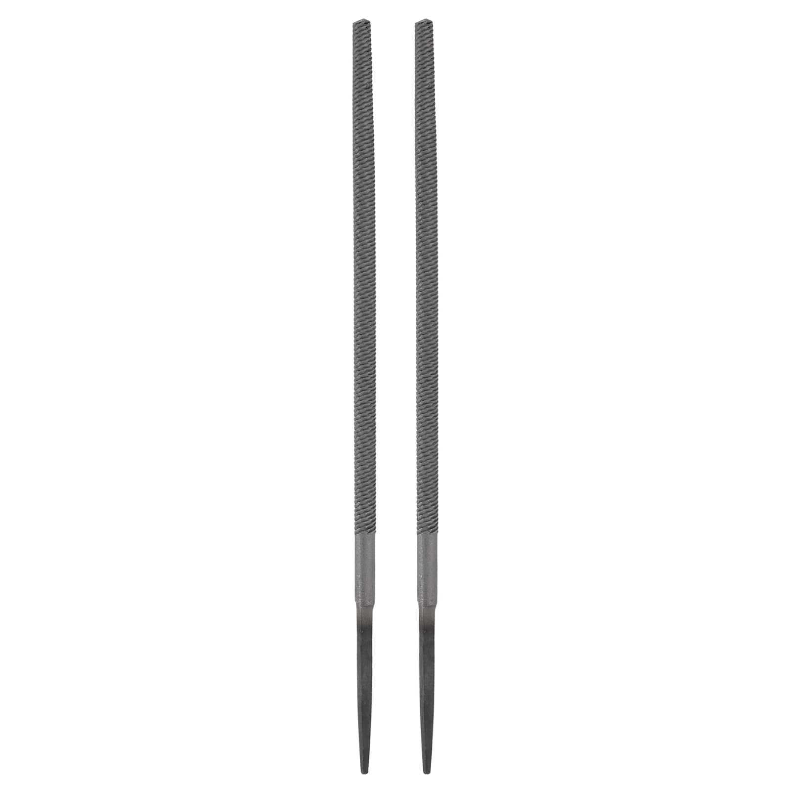 2 Pcs 6" Round Bastard Cut File Bastard Metal File without Handle, Grey ...