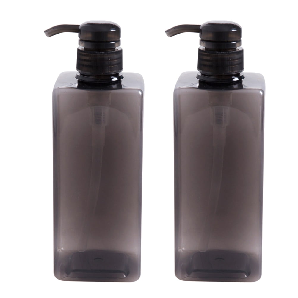 2 Pcs 600ml Shower Gel Bottles Containers Pump Bottles Refillable ...