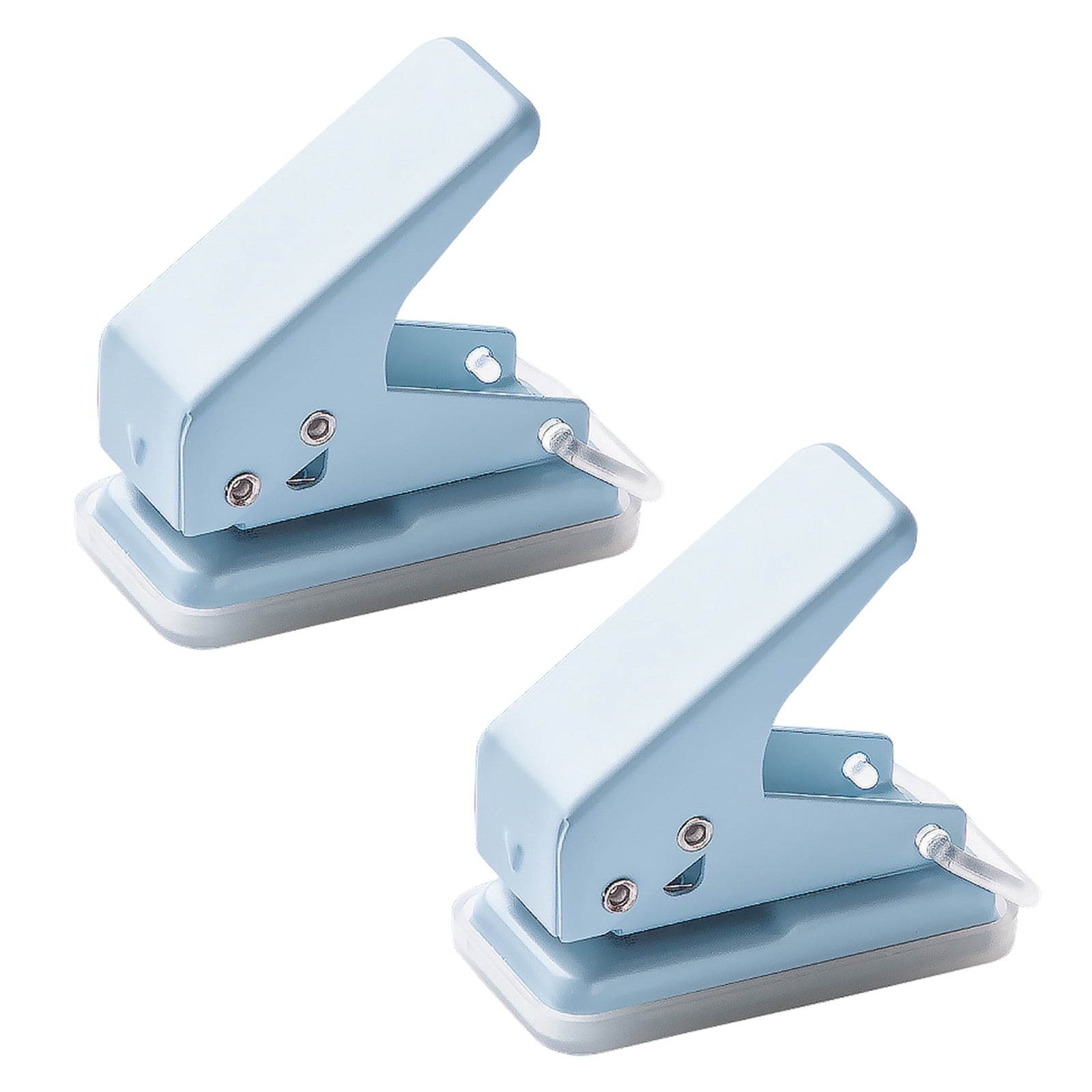 2 Pcs 6mm Portable Hole Puncher Handheld Single Hole Punched Paper Hole ...