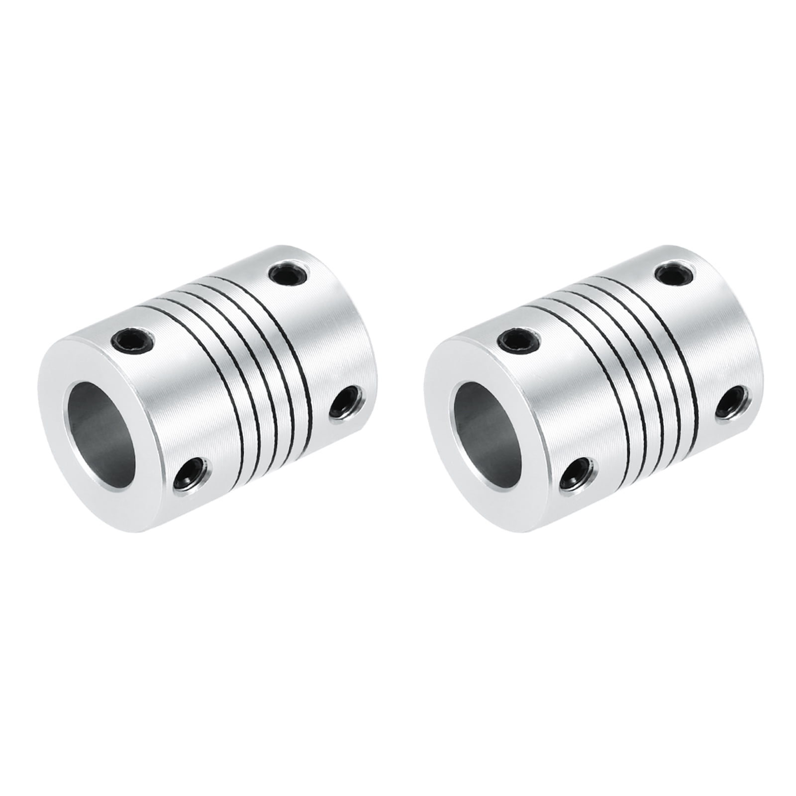 2 Pcs 6mm to 10mm Alloy Shaft Coupling L24.5xD19 for Encoders and ...