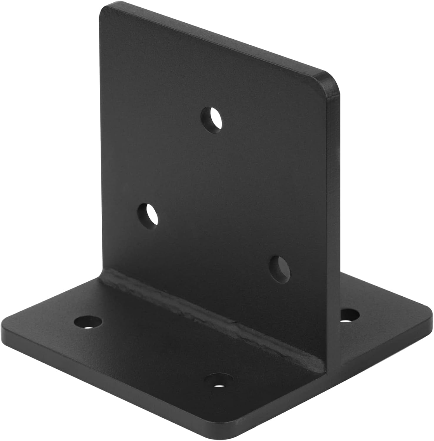 2 Pcs 6x6 Hidden Post Base, 3 Gauge Fence Railing Post Anchor Holders ...