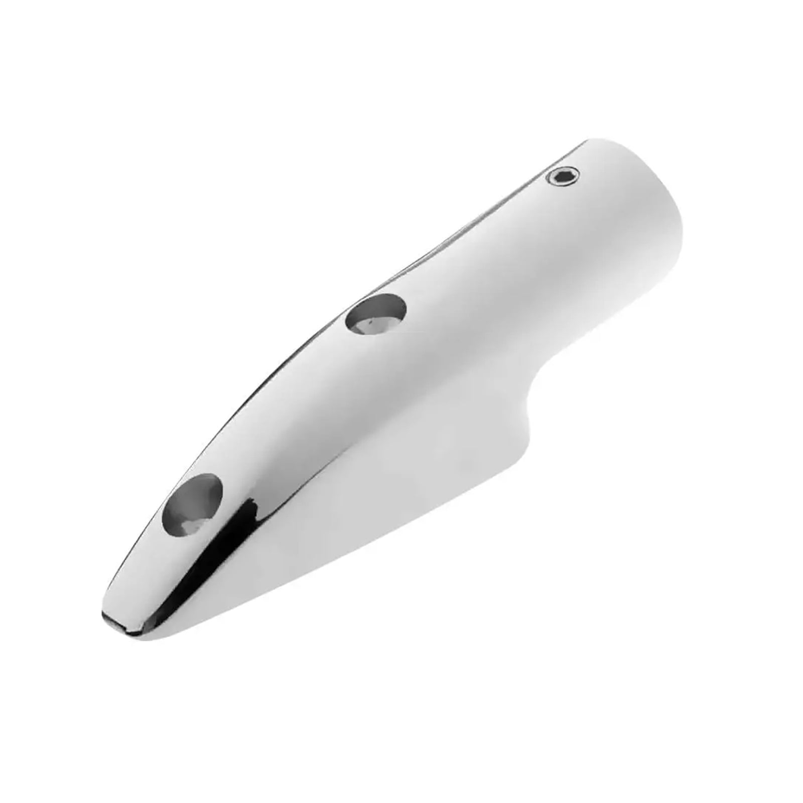 2 Pcs 7/8' 316 Stainless Steel Rail End Tubing Fitting For Boat ...