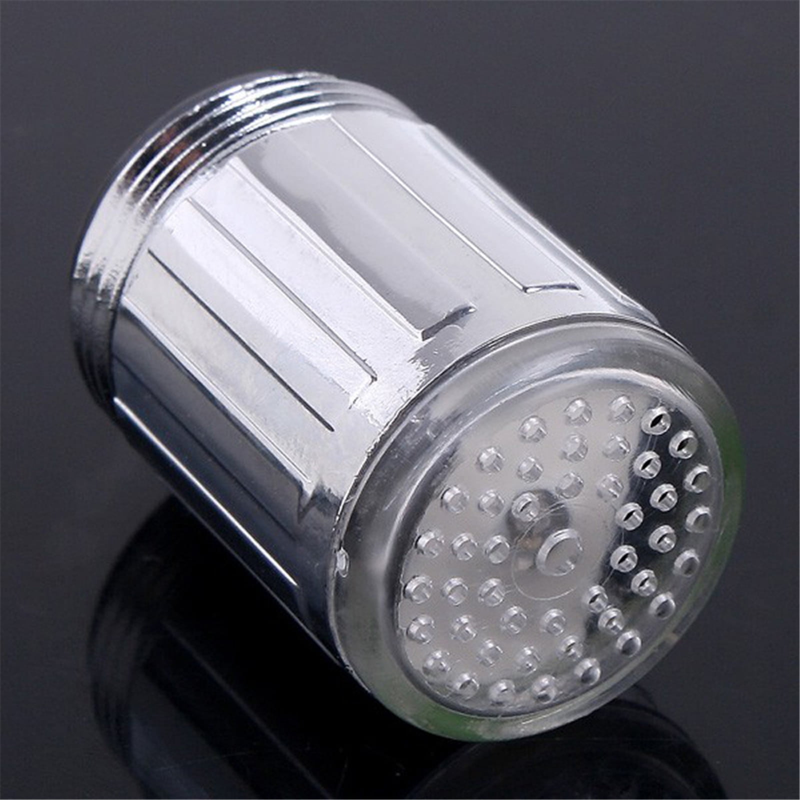 2 Pcs 7 Color LED Faucet Light Water-Saving Touchless Sensor ABS ...