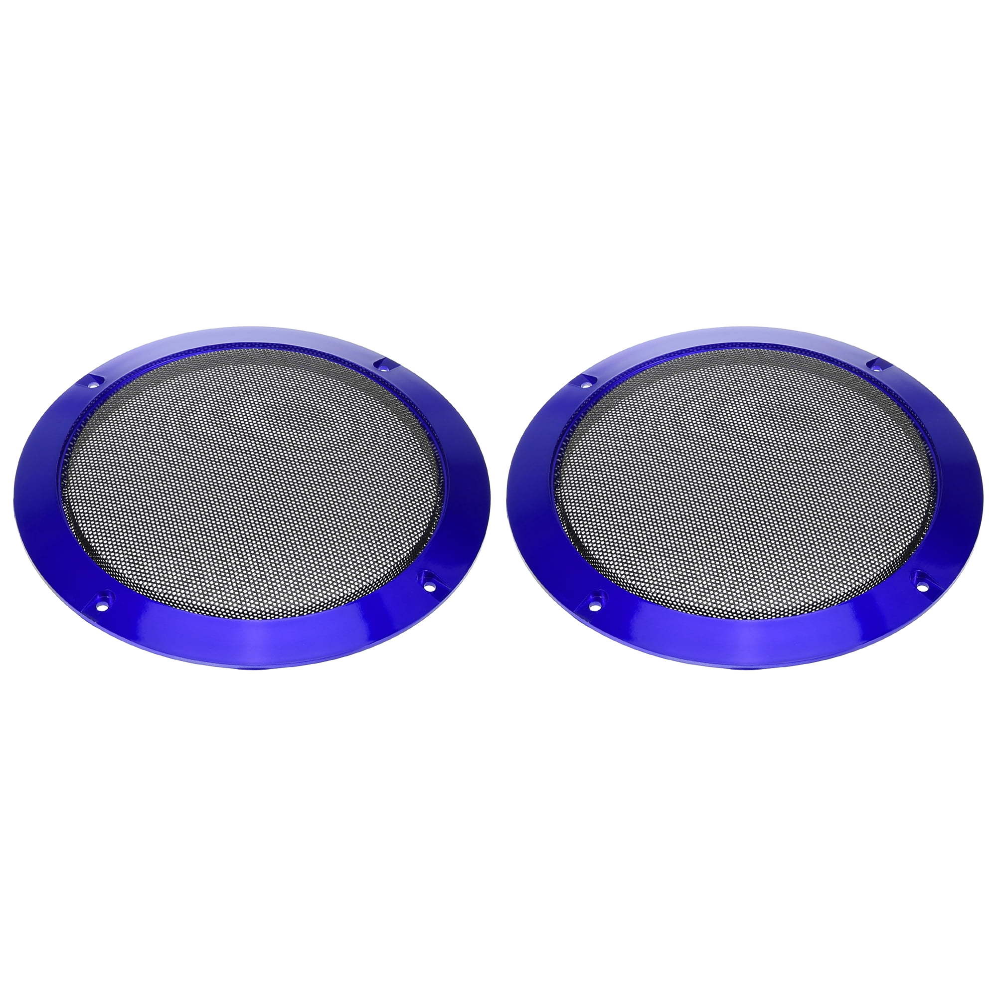 2 Pcs 7" Vehicle Audio Speaker Cover Mesh Subwoofer Horn Guard ...