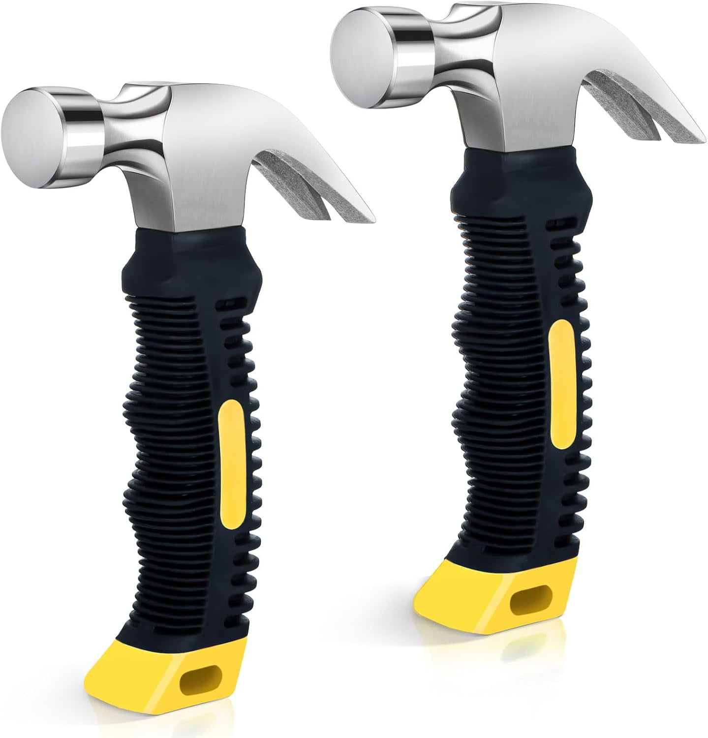 2 Pcs 8.8 oz Small Hammer All Purpose Claw Hammer Mini Nail Stubby ...