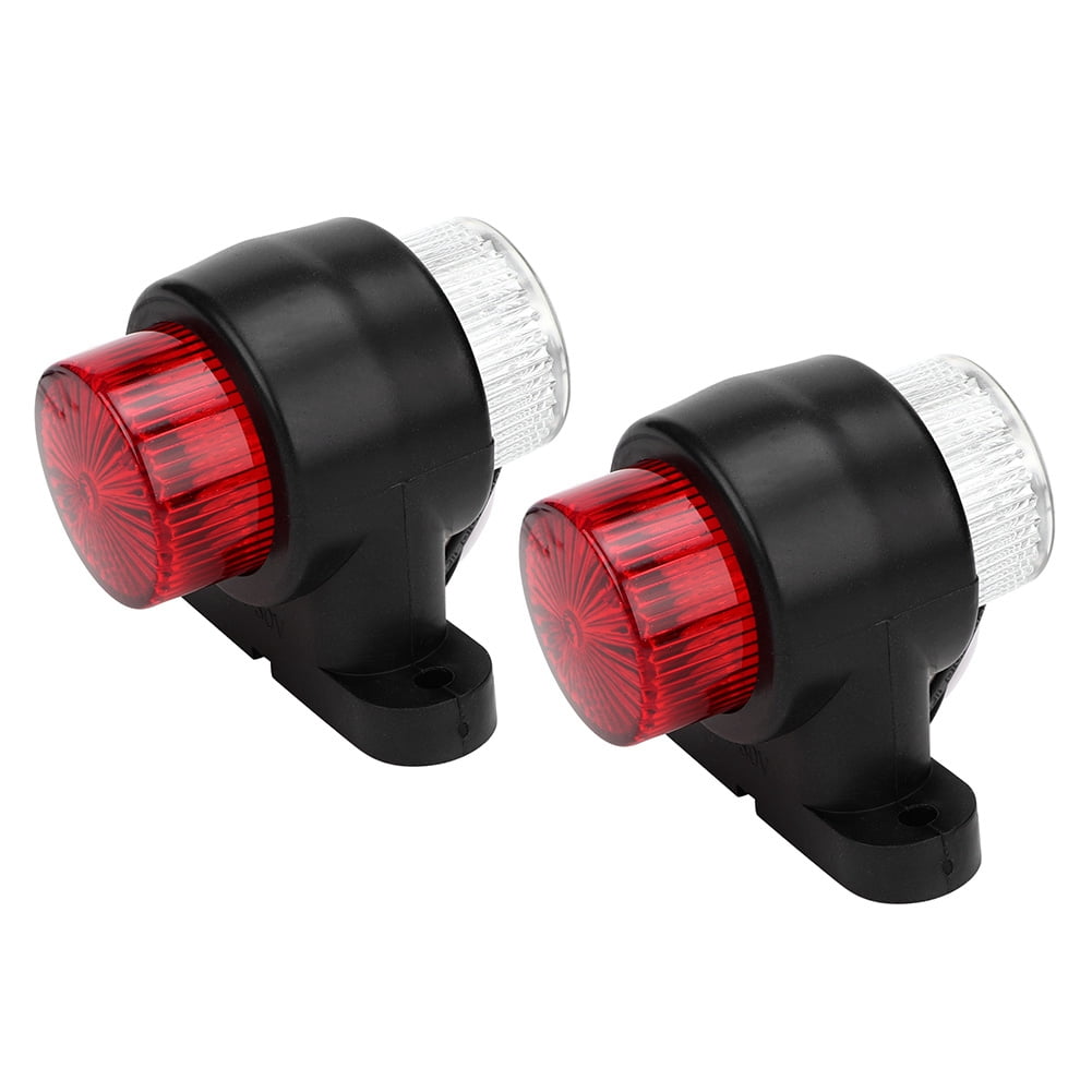Horohoroe 2 Pcs 8 LED Truck Light Side Indicator Lamp Warning Marked ...