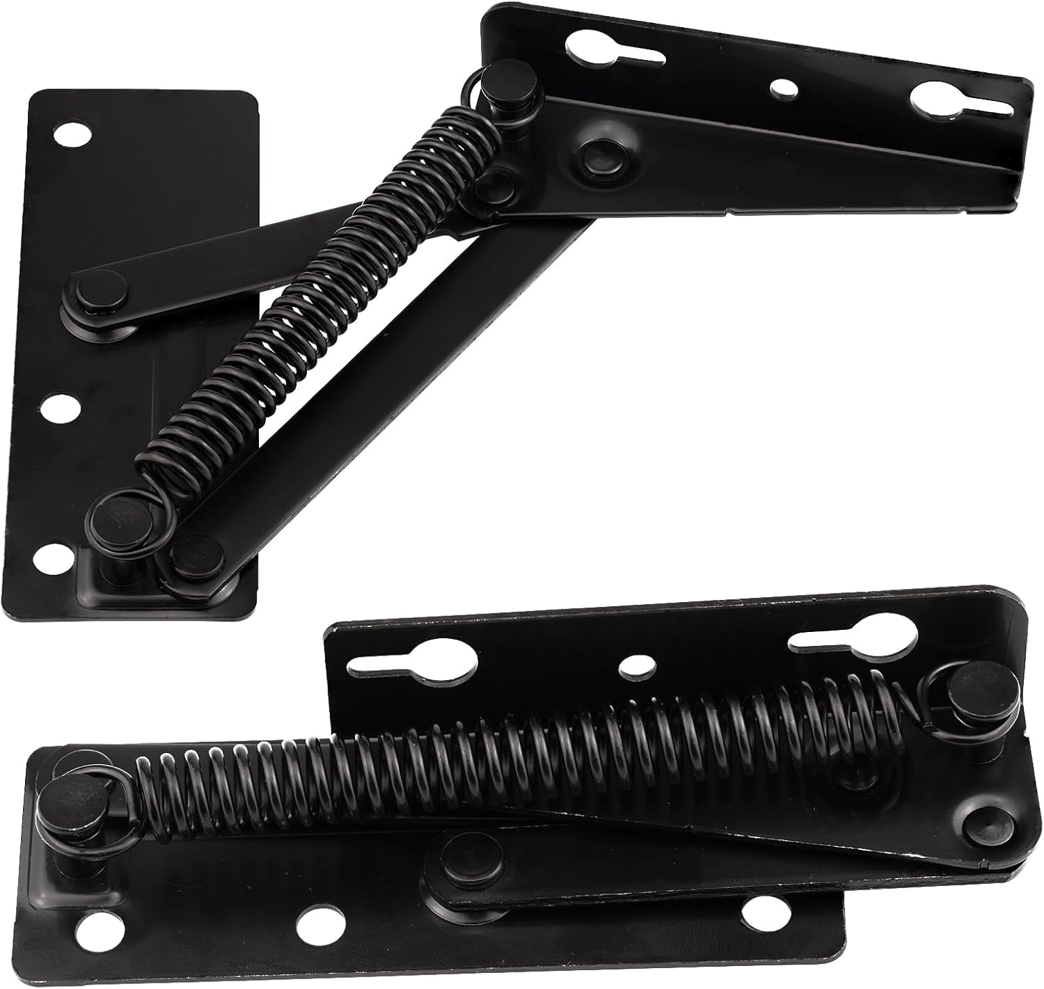 2 Pcs 80 Degree Bench Seat Hinge Foldable Lifting Bracket Heavy Duty ...