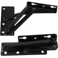 2 Pcs 80 Degree Bench Seat Hinge Foldable Lifting Bracket Heavy Duty ...