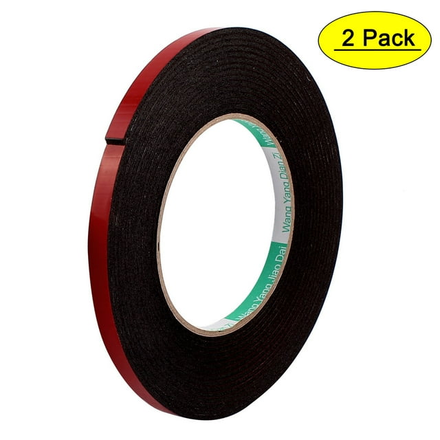 2 Pcs 8mmx2mm Double Sided Sponge Tape Adhesive Sticker Foam Glue Strip ...