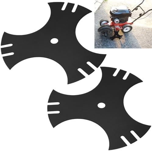 2 Pcs 9" x 9" Edger Blade (/2" Center Hole), 3-Side Edger Blade for ...