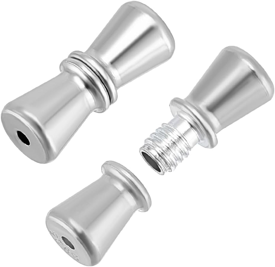 2 Pcs 925 Sterling Silver Barrel Screw Clasps Platinum End Tip Barrel ...