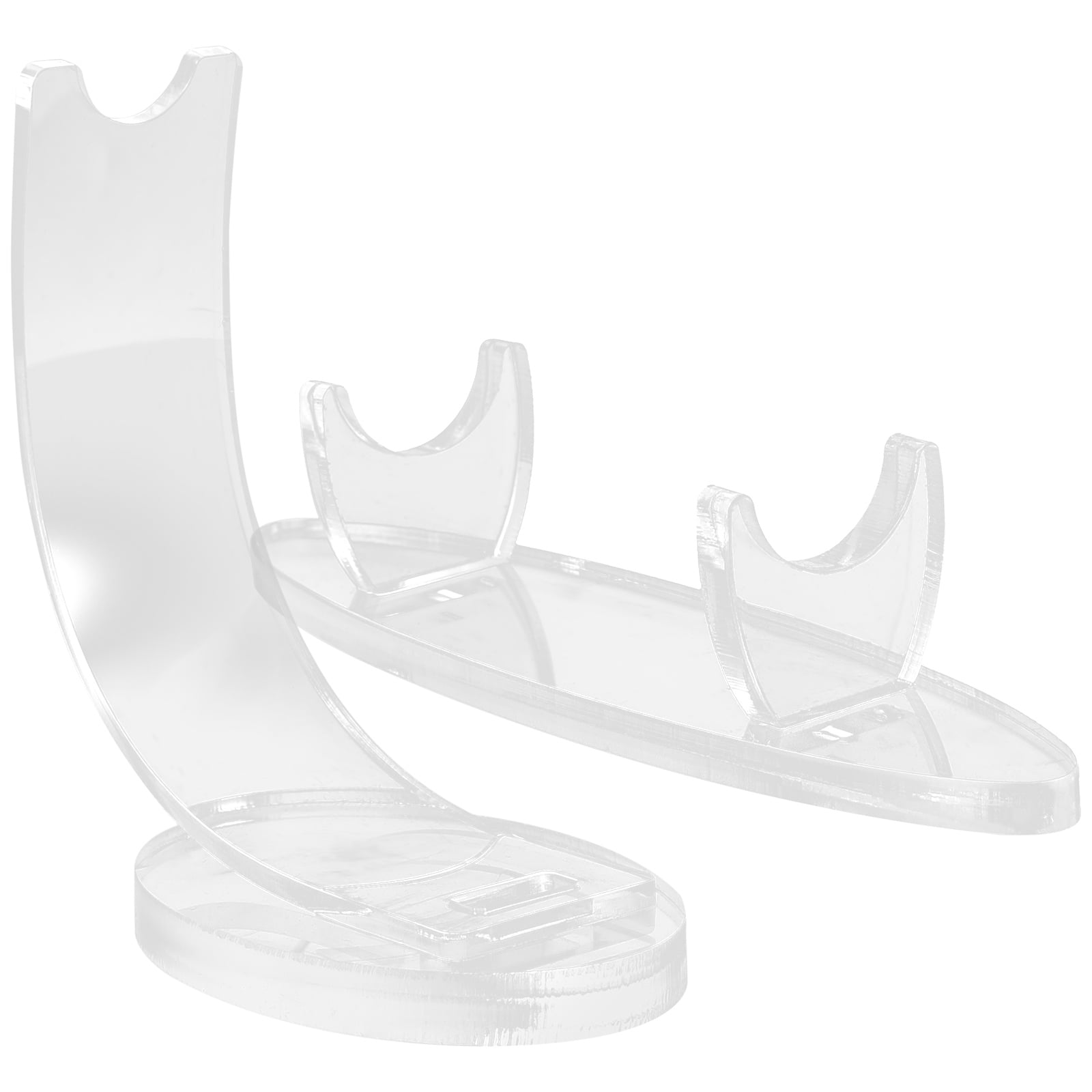 2 Pcs Acrylic Pen Holder Display Stand Shelves Shelf Tabletop Decor ...