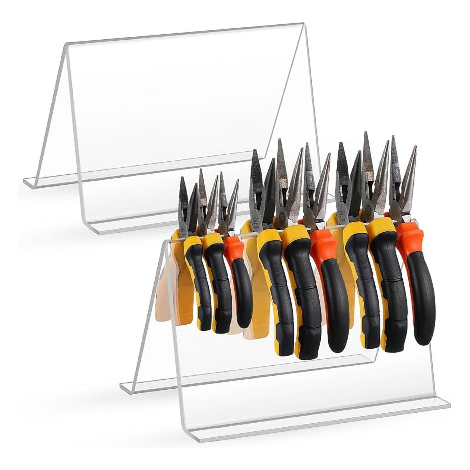 2 Pcs Acrylic Pliers Rack 8 X 5 X 4 Inch Pliers Organizer Rack ...