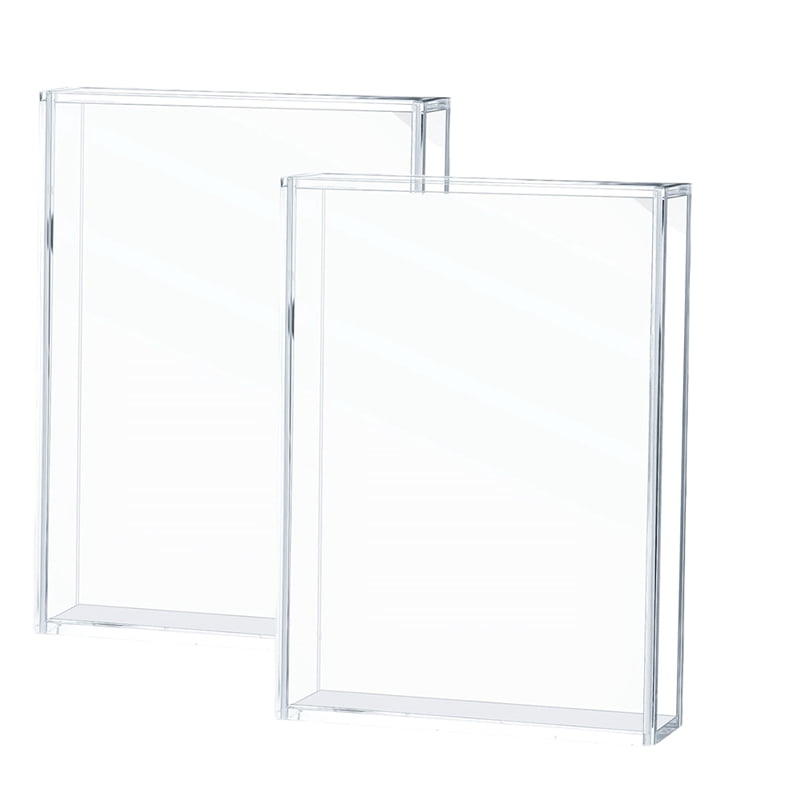 2 Pcs Acrylic Shadow Boxes Display Cases, DIY Frame Clear Display Cases ...
