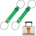 2 Pcs Adjustable Luggage Connector Straps Elastic Polyester Fastening ...