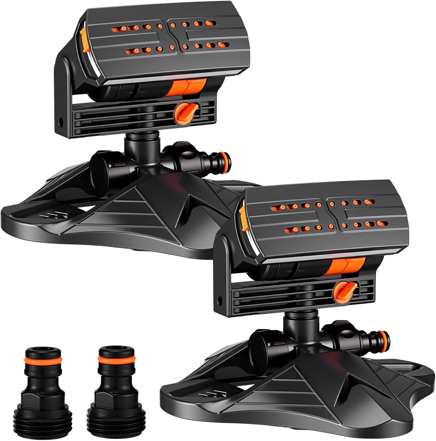 2 Pcs Adjustable Oscillating Sprinkler 4 Way ABS Lawn Sprinkler Covers ...