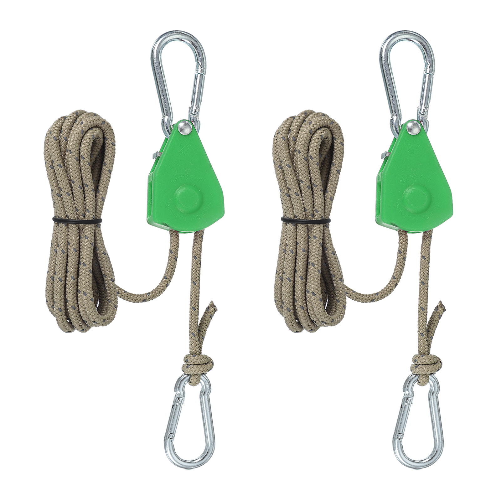 Uxcell Adjustable Rope Hanger, Ratchet Grow Light Hangers Reflective ...