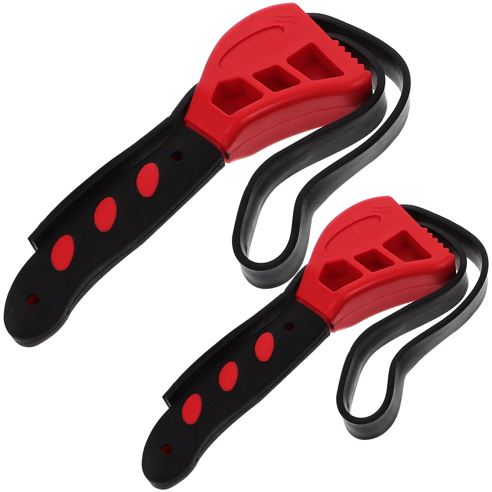 2 Pcs Adjustable Strap Jar Opener Tap Adjustable Strap Wrench 2pcs ...