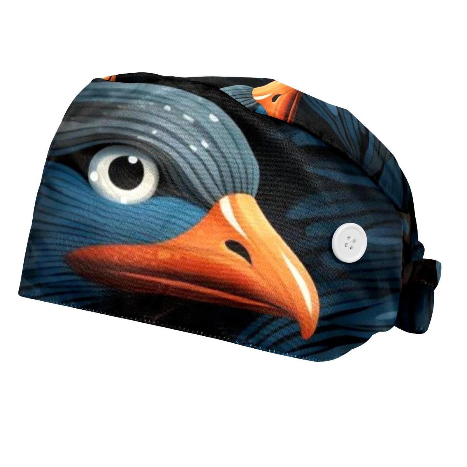 2 Pcs Adjustable Working Cap with Button, Platypus Duckbill Surgical ...