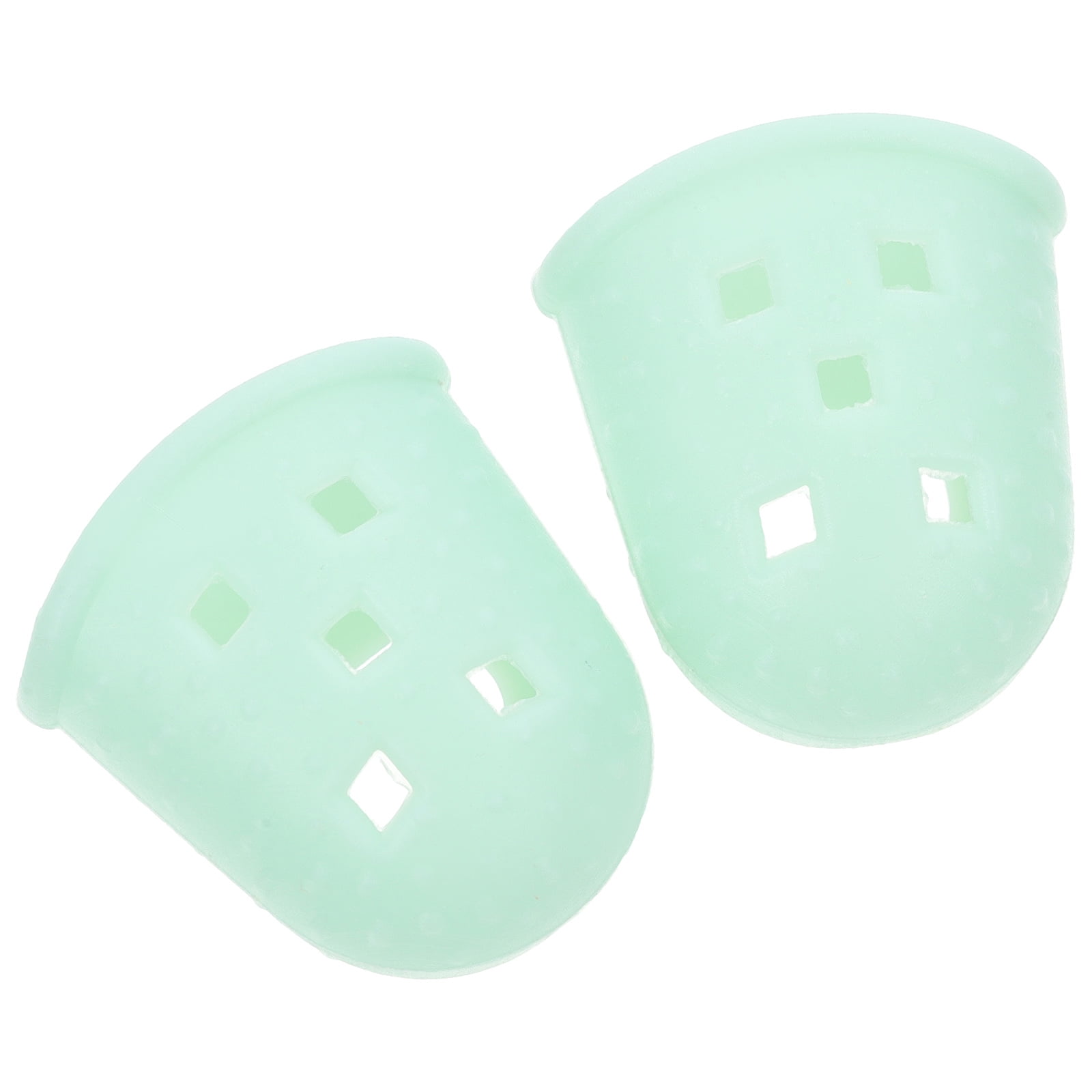 2 Pcs Adjuster Green Finger Cot Protectors for Musicians - Walmart.com