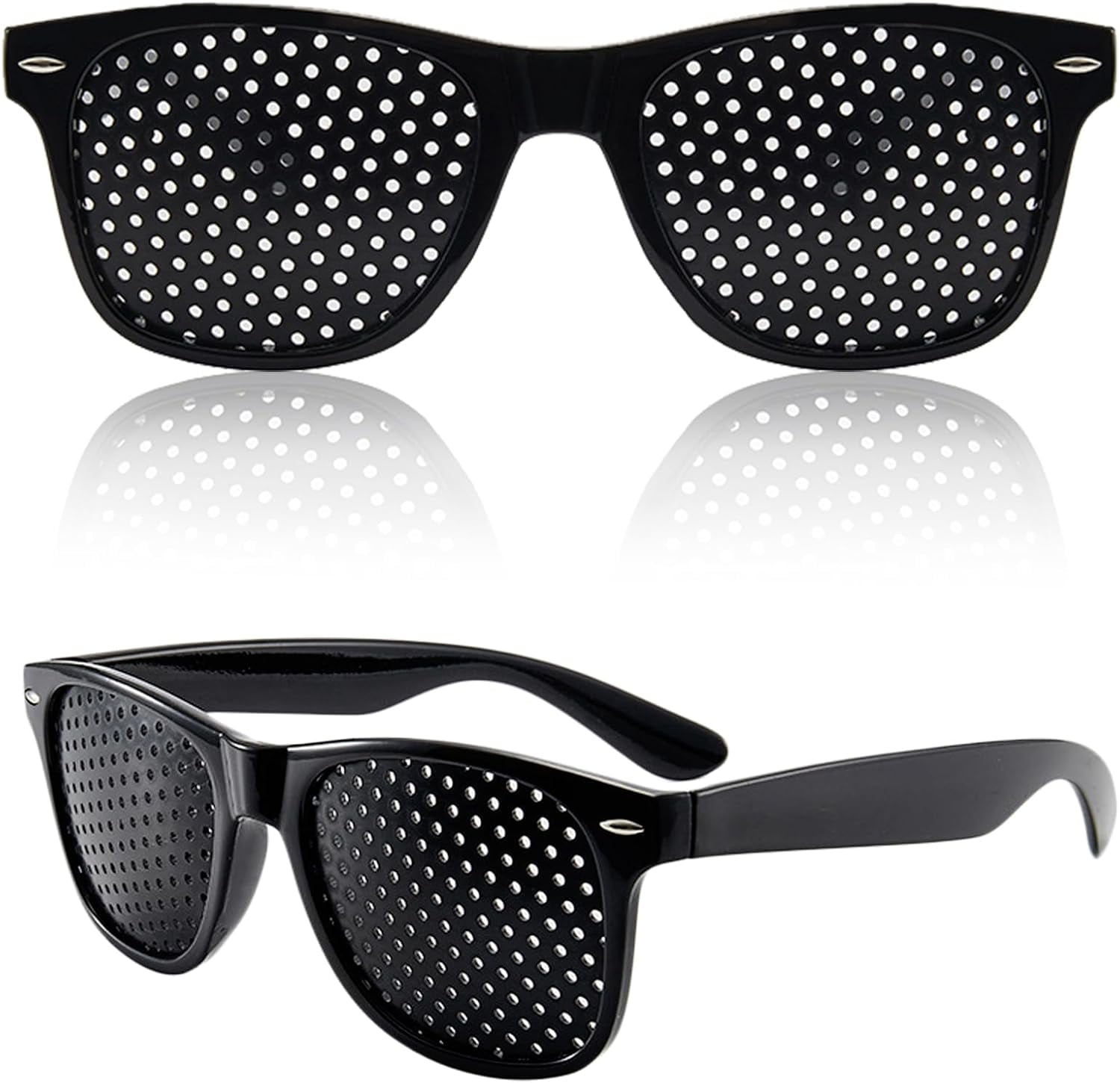 2 Pcs Adjustment Glasses, Help Eye Training And Concentration, Light ...