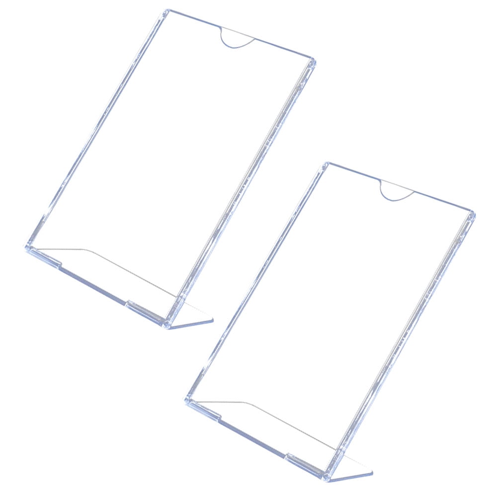 2 Pcs Advertising Display Board Shelf Number Price Tags Frame Holder ...