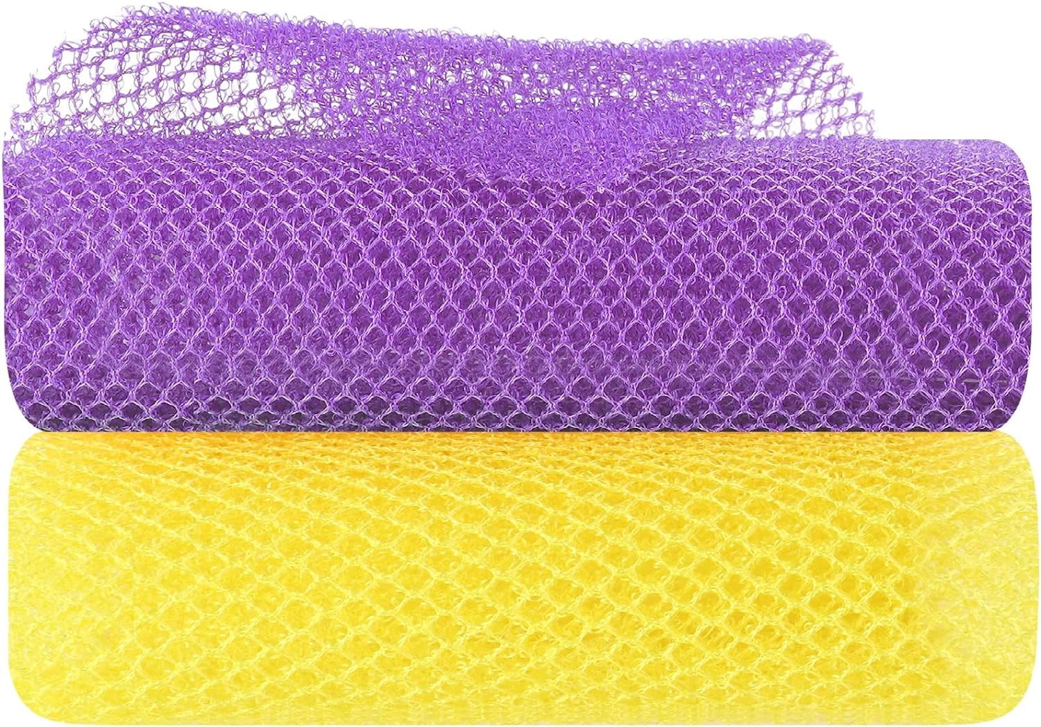 2 Pcs African Exfoliating Net, African Net Sponge Bath Sponge Body ...