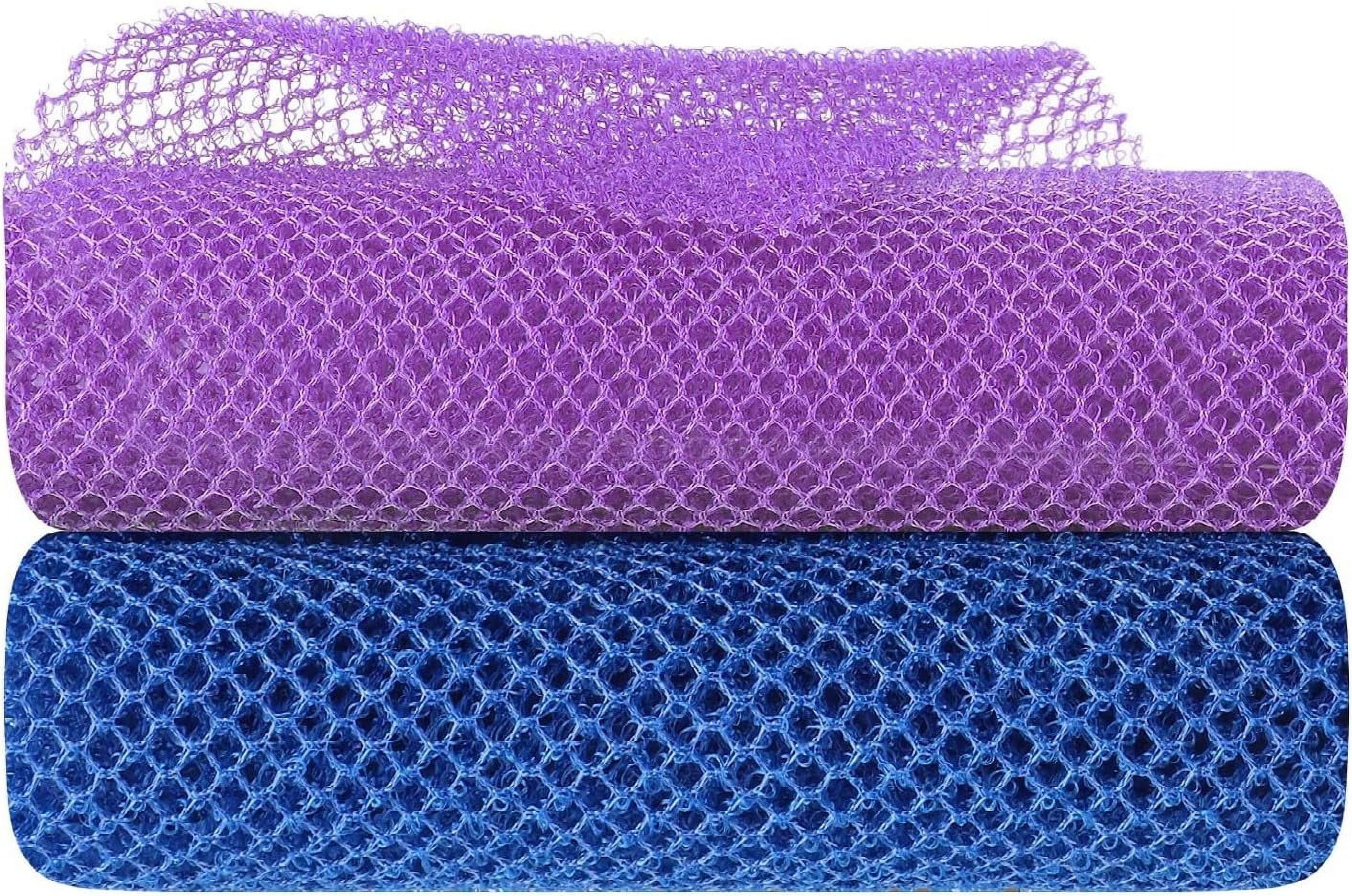 2 Pcs African Exfoliating Net, African Net Sponge Bath Sponge Body ...