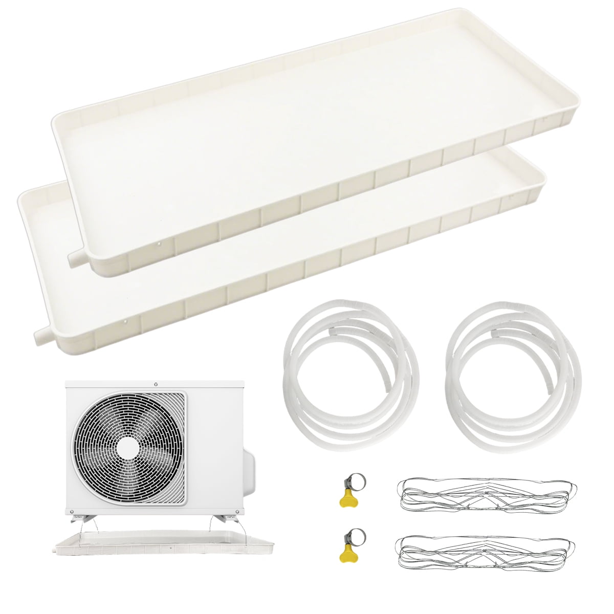 2 Pcs Air Conditioner Drip Tray Condensate Drain Pan,Drip Tray with ...