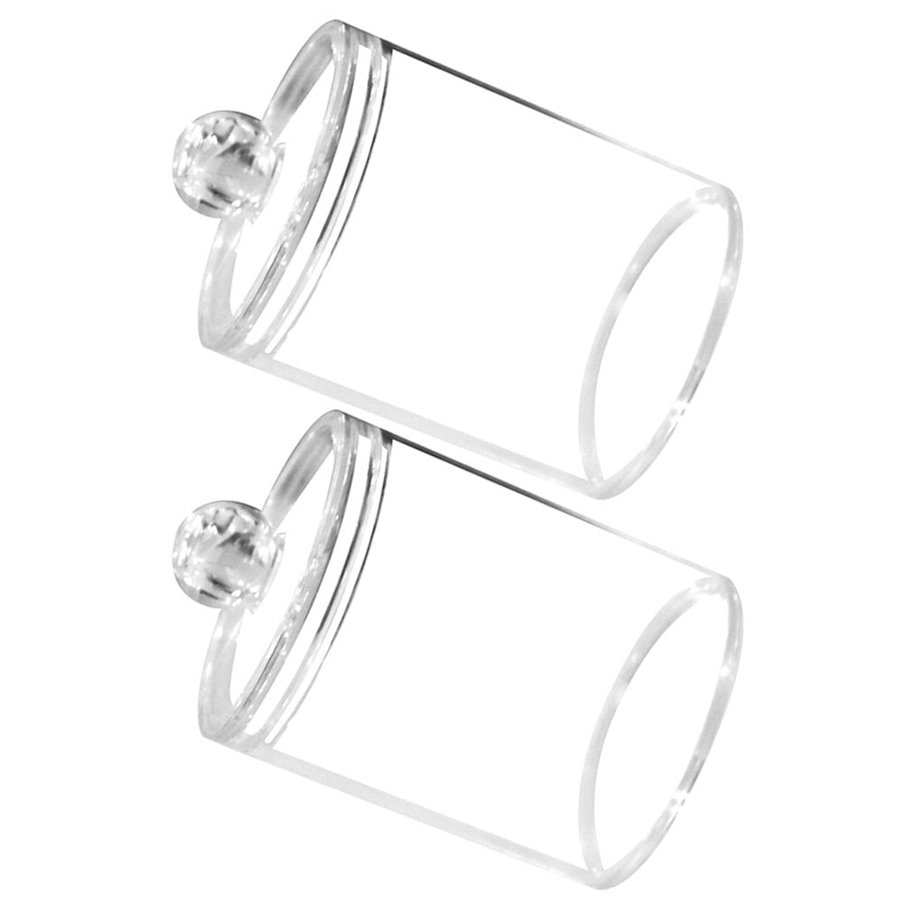 2 Pcs Airtight Food Storage Containers Charcuterie Transparent Tank ...