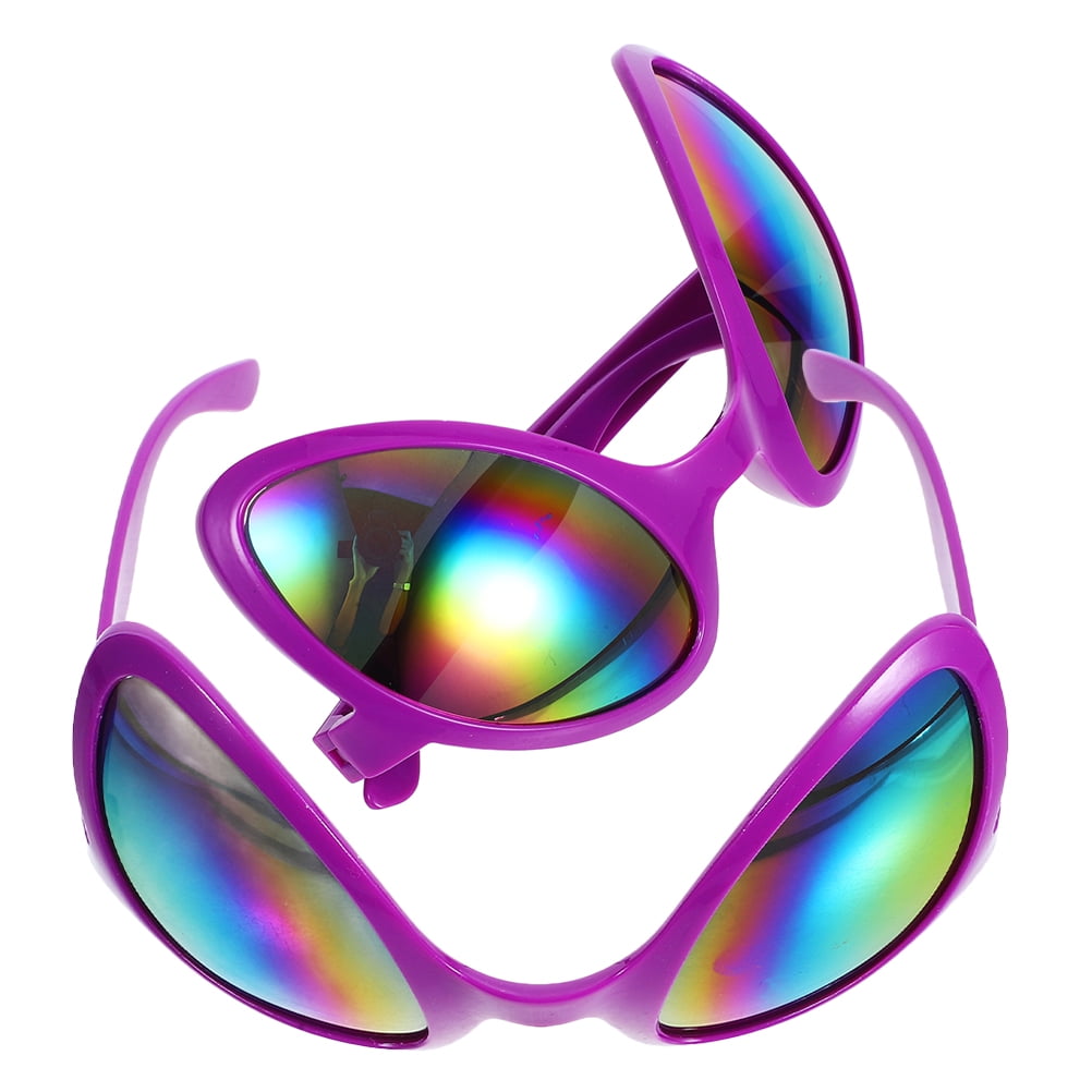 2 Pcs Alien Goggles Prop Glasses Sunglasses Photo Booth Props Funny ...