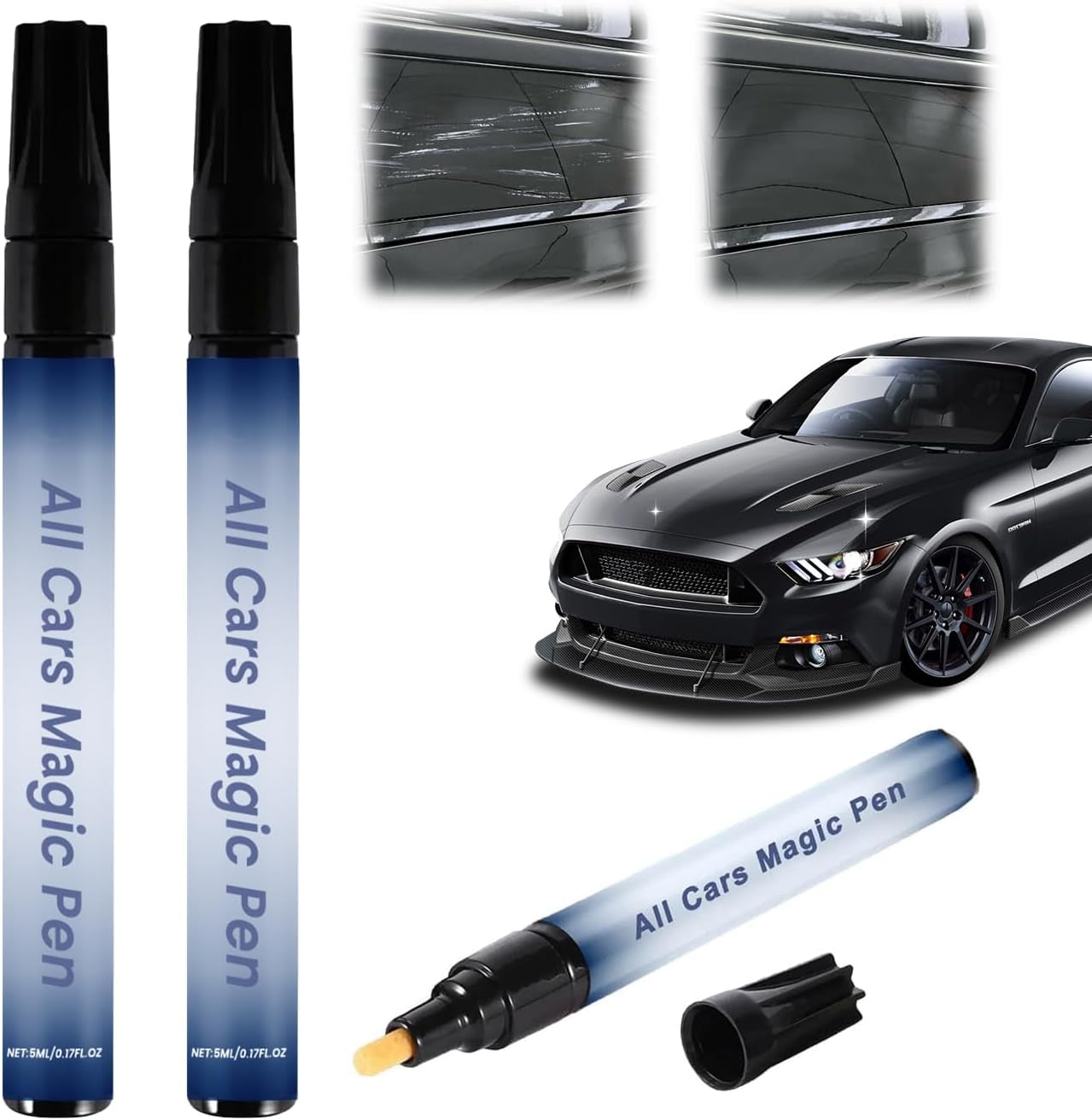 2 Pcs All Cars Magic Pen, Car Scratch Repair Pen Set, Magic Car Scratch ...