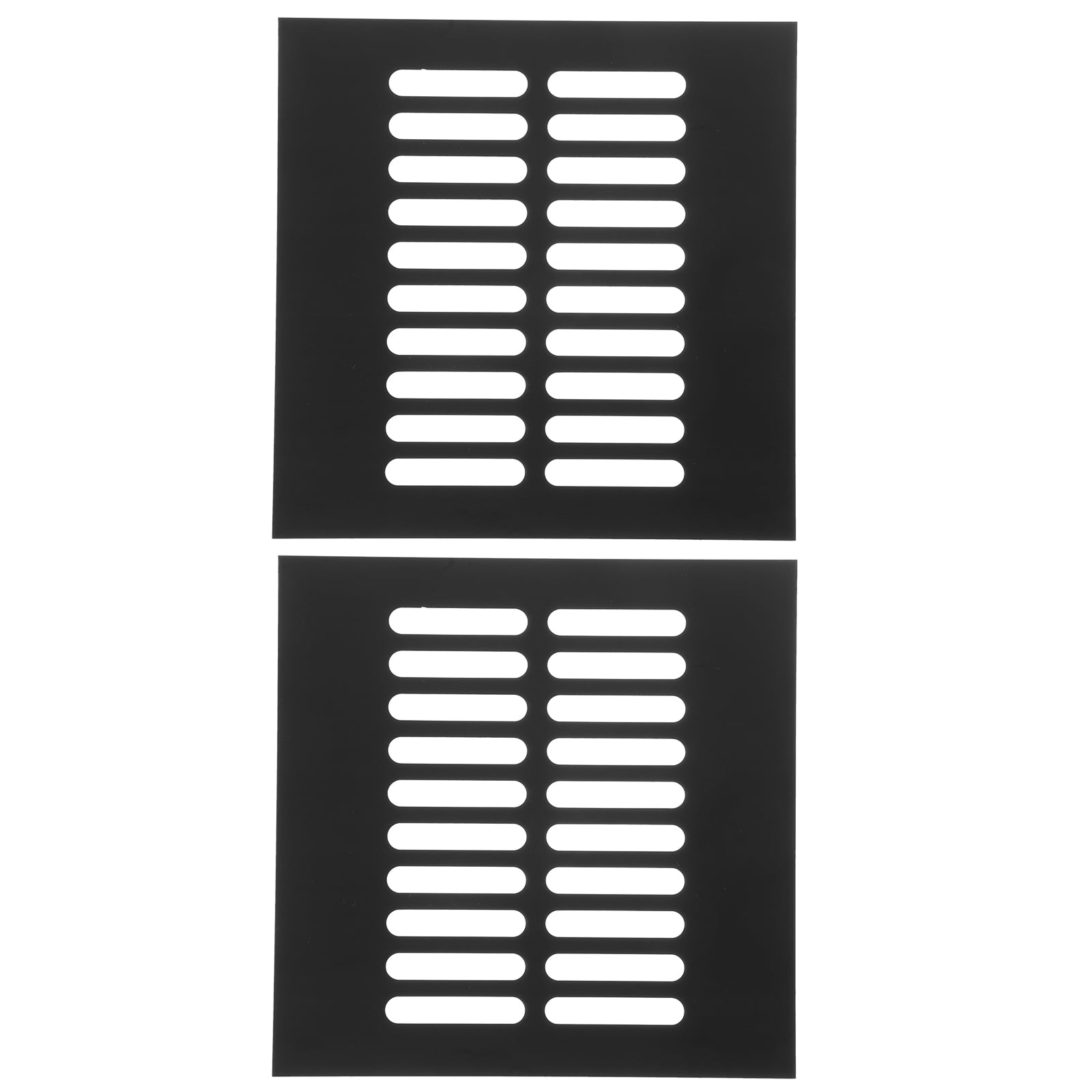 Raindrops 2pcs Square Mesh Air Vent Grille for Cabinets Aluminum Alloy ...
