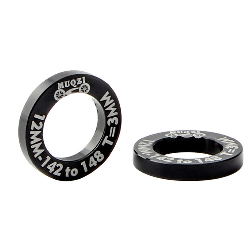 2 Pcs Aluminum Bike Bicycle Hub Conversion Spacers Kit 18.9*3mm/21*5mm ...